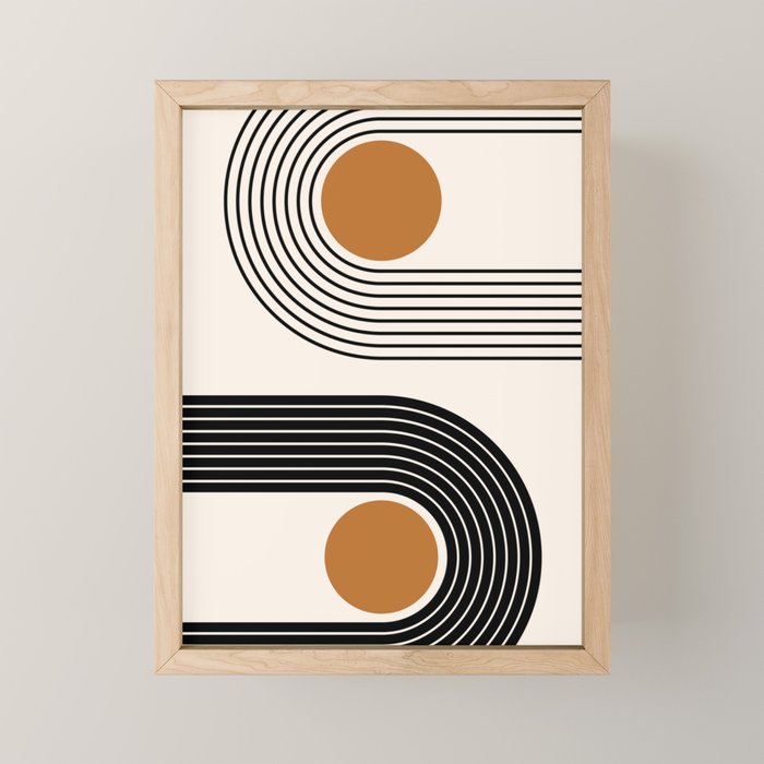 Minimalist Minimal Nesting Rainbow Race Tracks Bohemian Boho Mid Centu ...