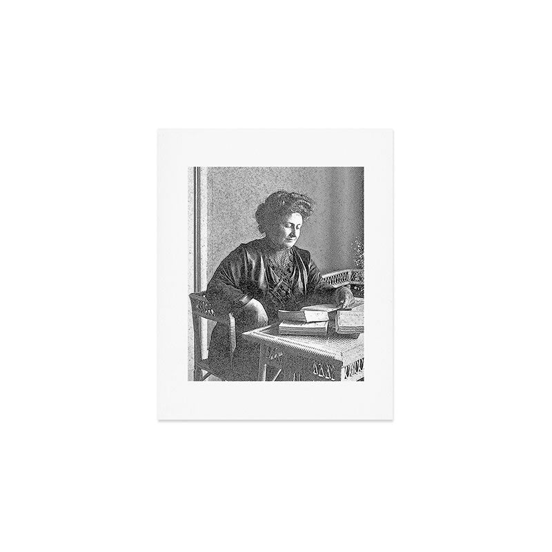 Portrait of Doctor Maria Montessori (1870-1952) Art Print – Society6