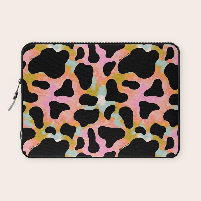 Rainbow Cow Print Laptop Sleeve – Society6