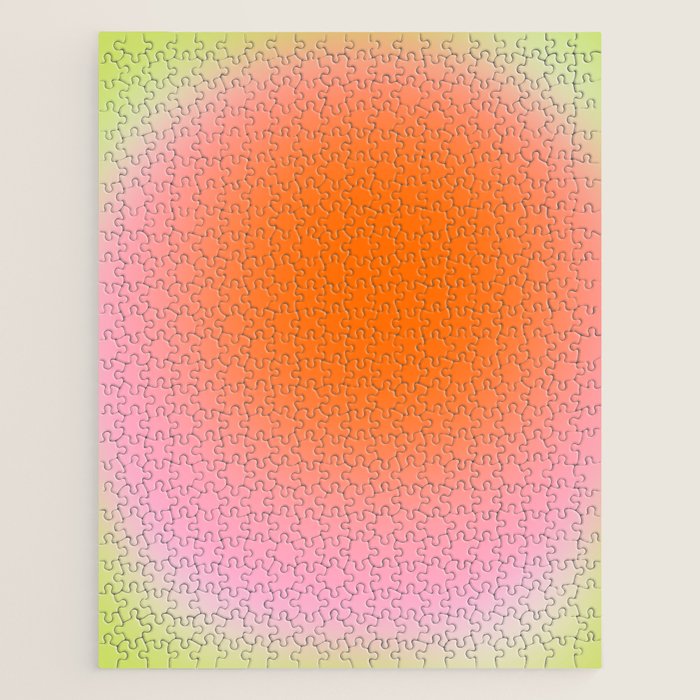 Juicy: Abstract Gradient Jigsaw Puzzle – Society6