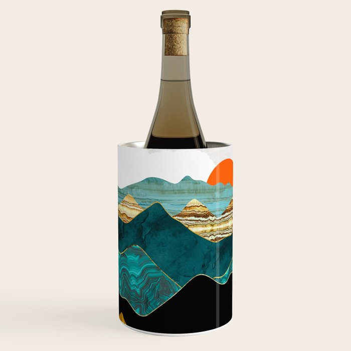 Turquoise Vista Wine Chiller – Society6