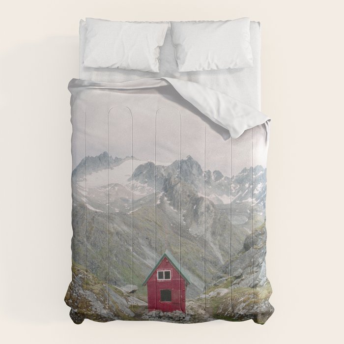 Mint Hut Comforter – Society6