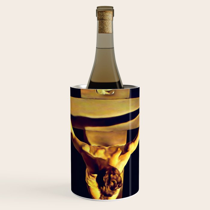 Dalí | Christ of Saint John of the Cross Artwork Wine Chiller – Society6