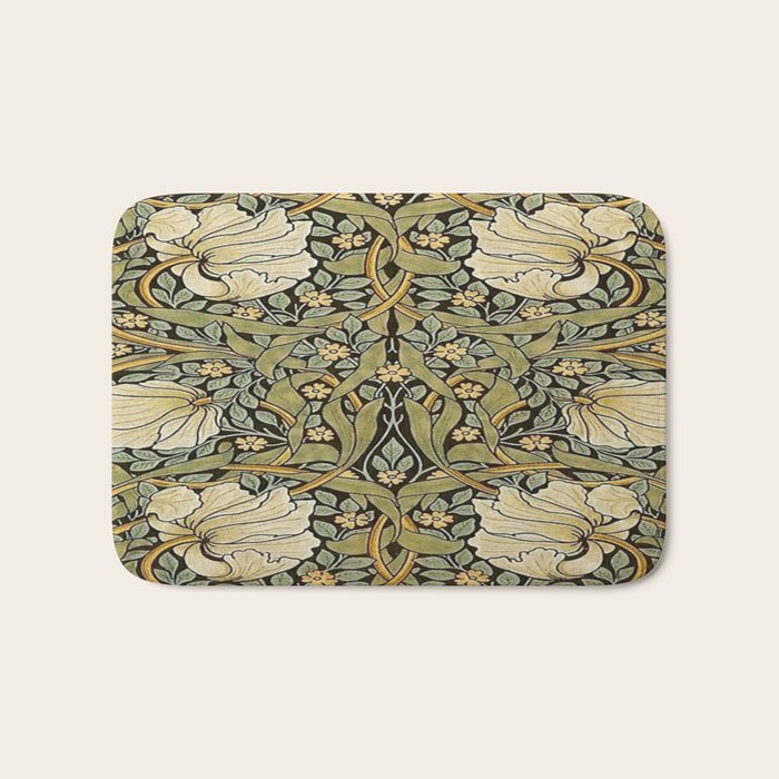 William Morris Pimpernel Bath Mat – Society6