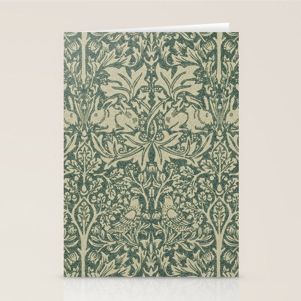 William Morris Brer Rabbit Forest Green Manilla Vintage Pattern Statio ...