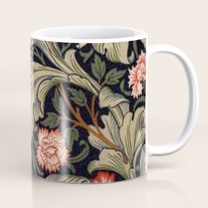 William Morris Laurel Multi-Colored Floral Textile Pattern Sunflower ...