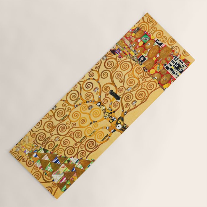 Gustav Klimt The Tree of Life Yoga Mat – Society6