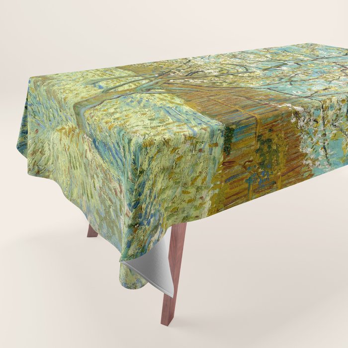 Vincent van Gogh "The pink peach tree" Tablecloth – Society6