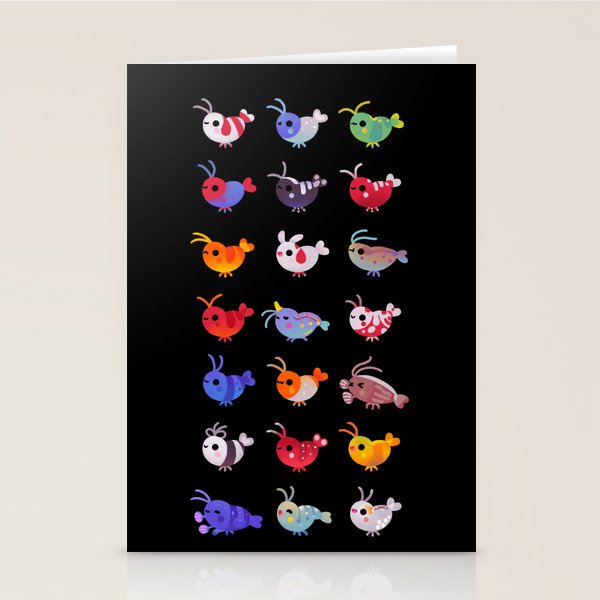 Freshwater shrimp Stationery Card – Society6