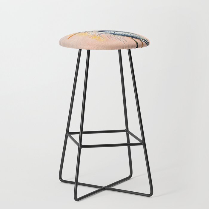 Great Blue Heron at Sunset Stool – Society6