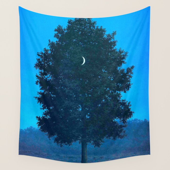 Rene Magritte - Le Seize Septembre - 1956 Moon Through Tree Surrealism ...