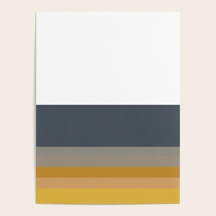 Gradient Stripes Minimalist Color Block in White, Navy Blue, Gray, and ...