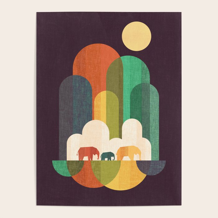Elephant walk Poster – Society6