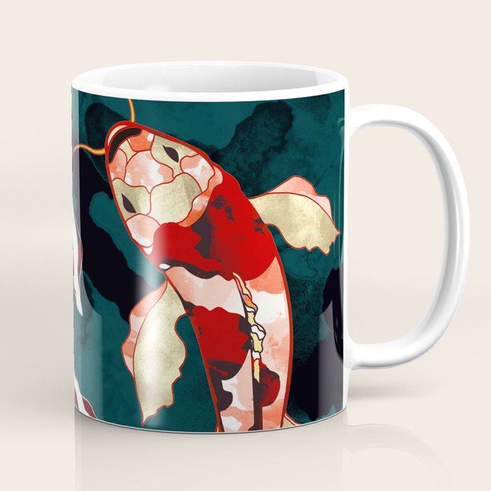 Metallic Koi Coffee Mug – Society6