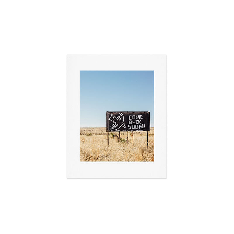 Leaving Marfa Art Print – Society6
