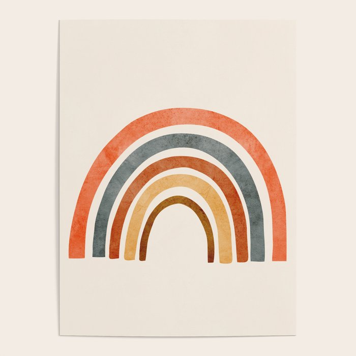 Abstract Rainbow 88 Poster – Society6