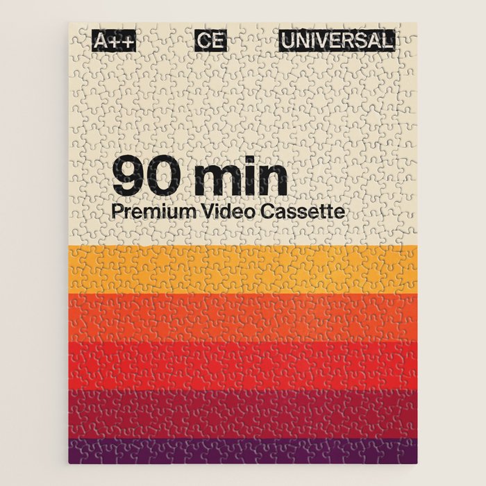 Retro VHS Cassette Tape Jigsaw Puzzle – Society6