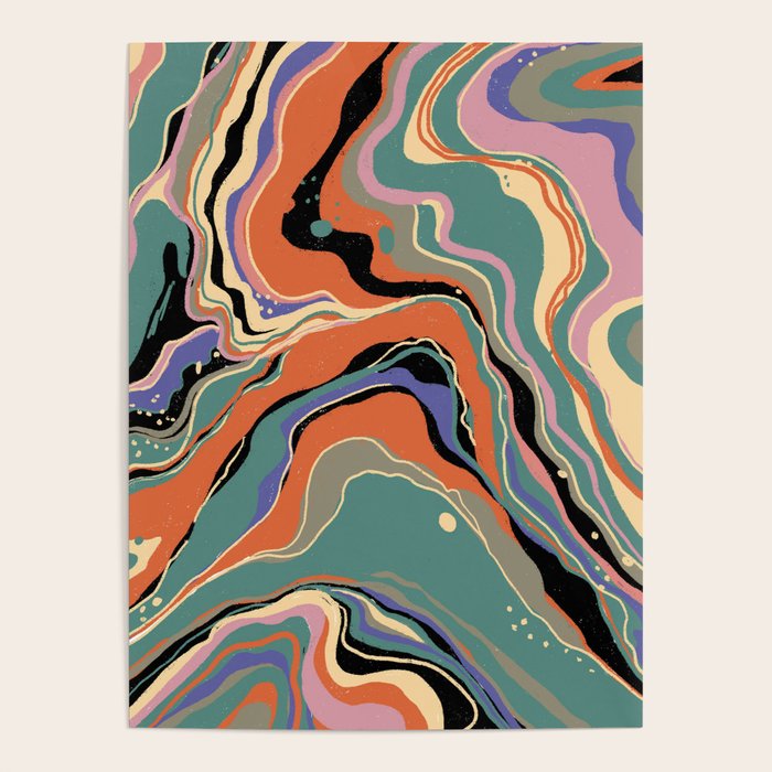 Liquid marble I Poster – Society6