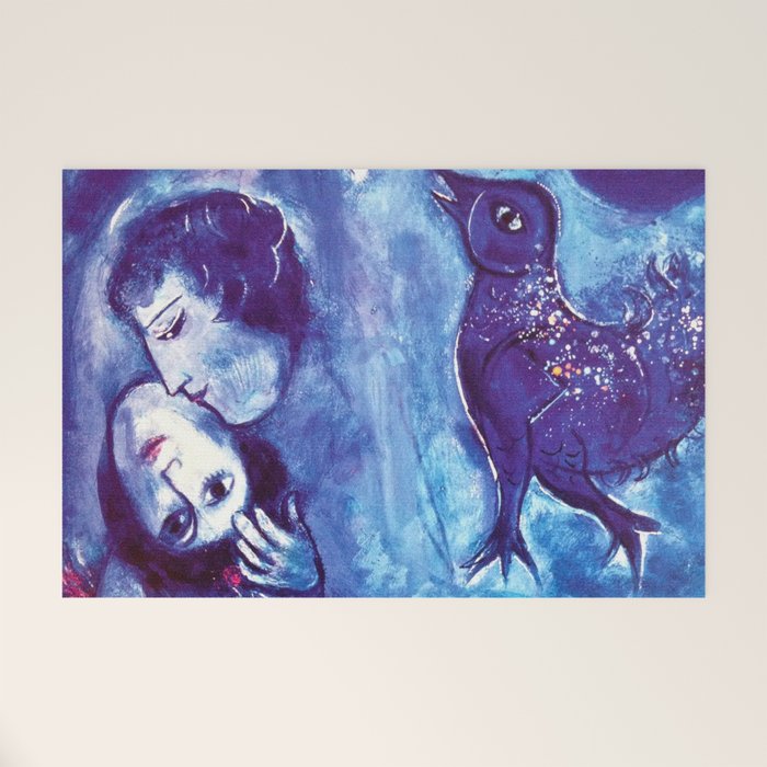 Marc Chagall, Le Paisage Bleu 1949 Artwork, Posters Tshirts Prints Bag ...