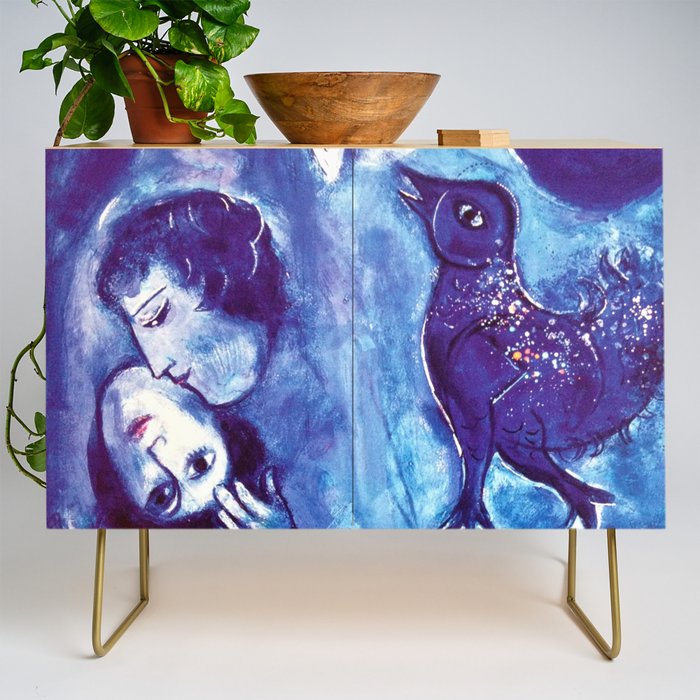Marc Chagall, Le Paisage Bleu 1949 Artwork, Posters Tshirts Prints Bag ...