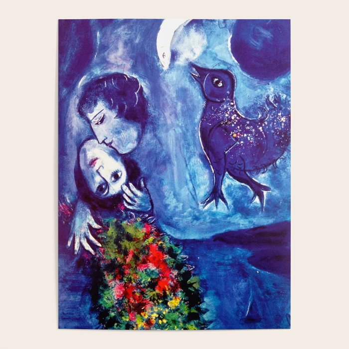 Marc Chagall, Le Paisage Bleu 1949 Artwork, Posters Tshirts Prints Bag ...