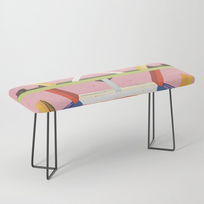 Memphis Style Icon Bench – Society6