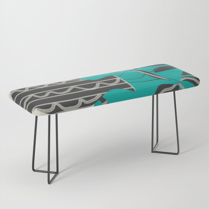 Minimalist Flora 7 Bench – Society6