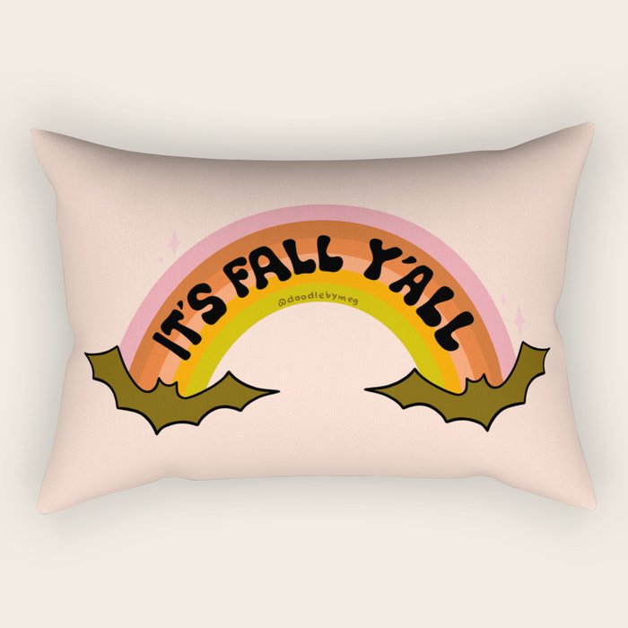 It's Fall Y'all Rectangular Pillow – Society6
