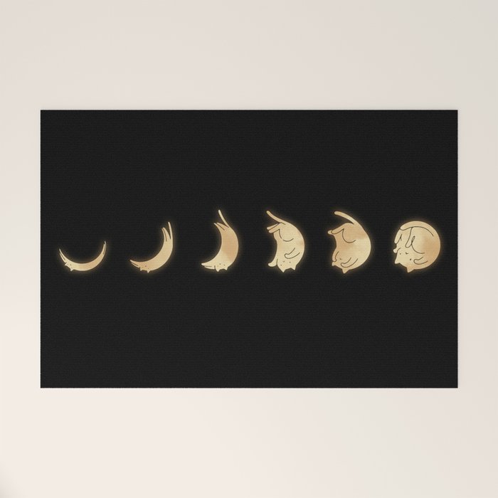 Cat Landscape 57: Phases of the Meow Welcome Mat – Society6