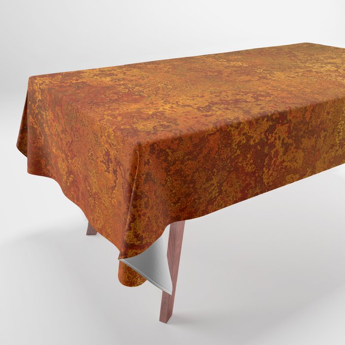 Vintage Copper Rust, Minimalist Art Tablecloth – Society6