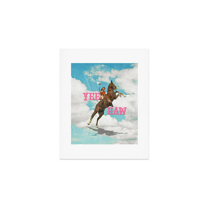 YEE HAW Art Print – Society6