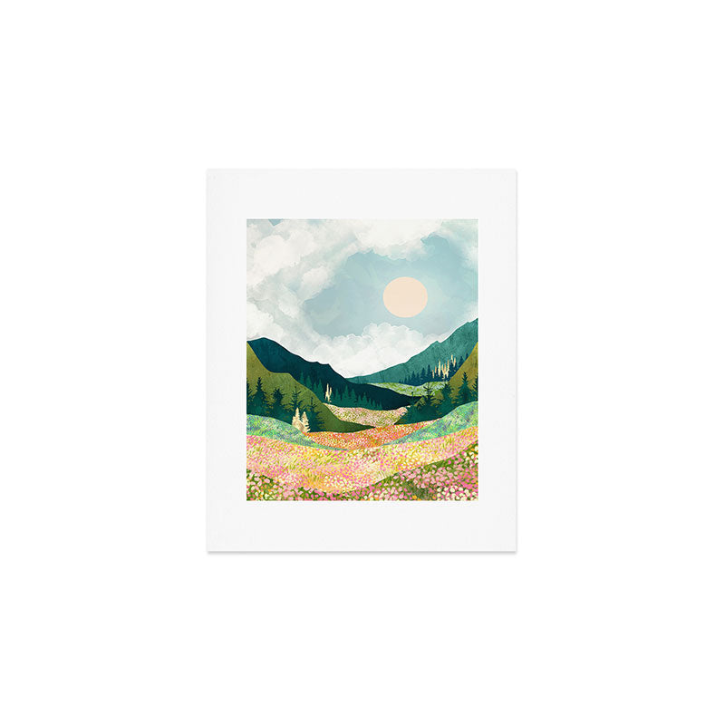 Spring Flower Vista Art Print – Society6